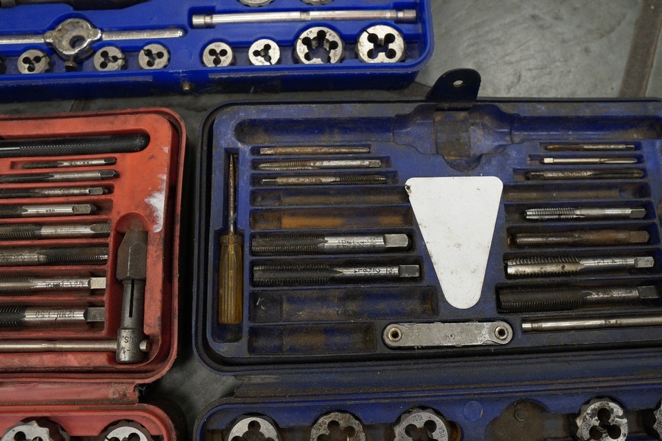 Snap On Blue Point Tap & Die TD-2425 TDM-117A Metric SAE Three Mixed ...
