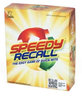 Speedy Recall Strategy Card Game by Maranda. The Edgy Game of Quick ...