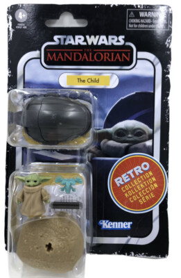 Star Wars Retro Collection The MANDALORIAN The Child Action Figure 3.75 ...
