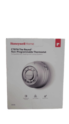 Honeywell Round Non-Programmable Thermostat with 1H/1C Heating ...
