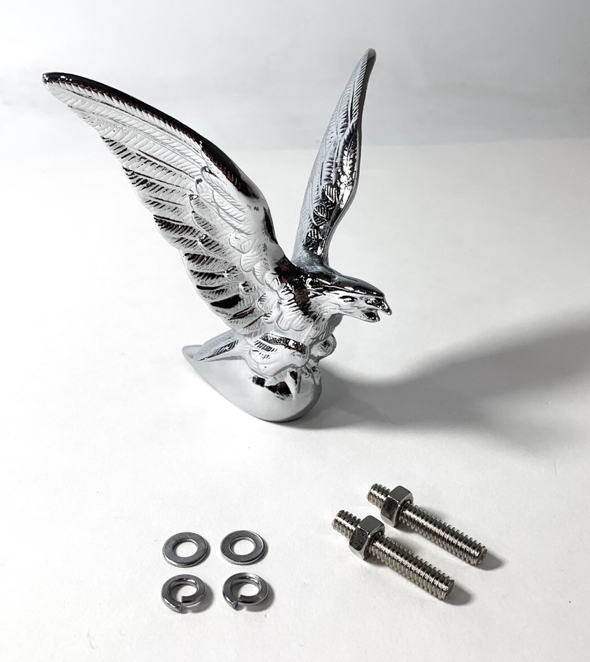 Chrome American Eagle Hood Ornament Pull Small Peterbilt Kenworth ...