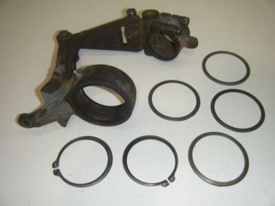 Left Ski Shock Shackle Spindle Bracket Tie Rod Arm 84 86 89 Yamaha ...