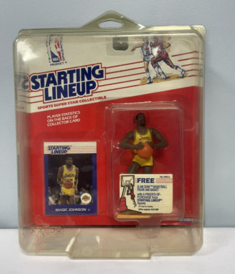Magic Johnson Starting Lineup Action Figure LA Lakers NBA Kenner 1988 Sealed | eBay