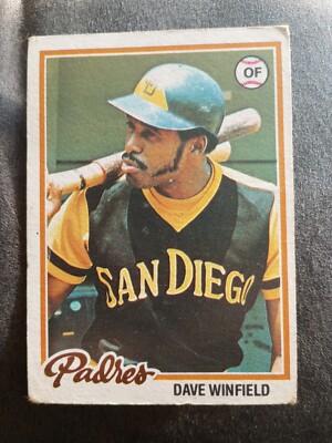 1978 Topps Dave Winfield San Diego Padres HOF #530, FREE SHIPPING!! | eBay