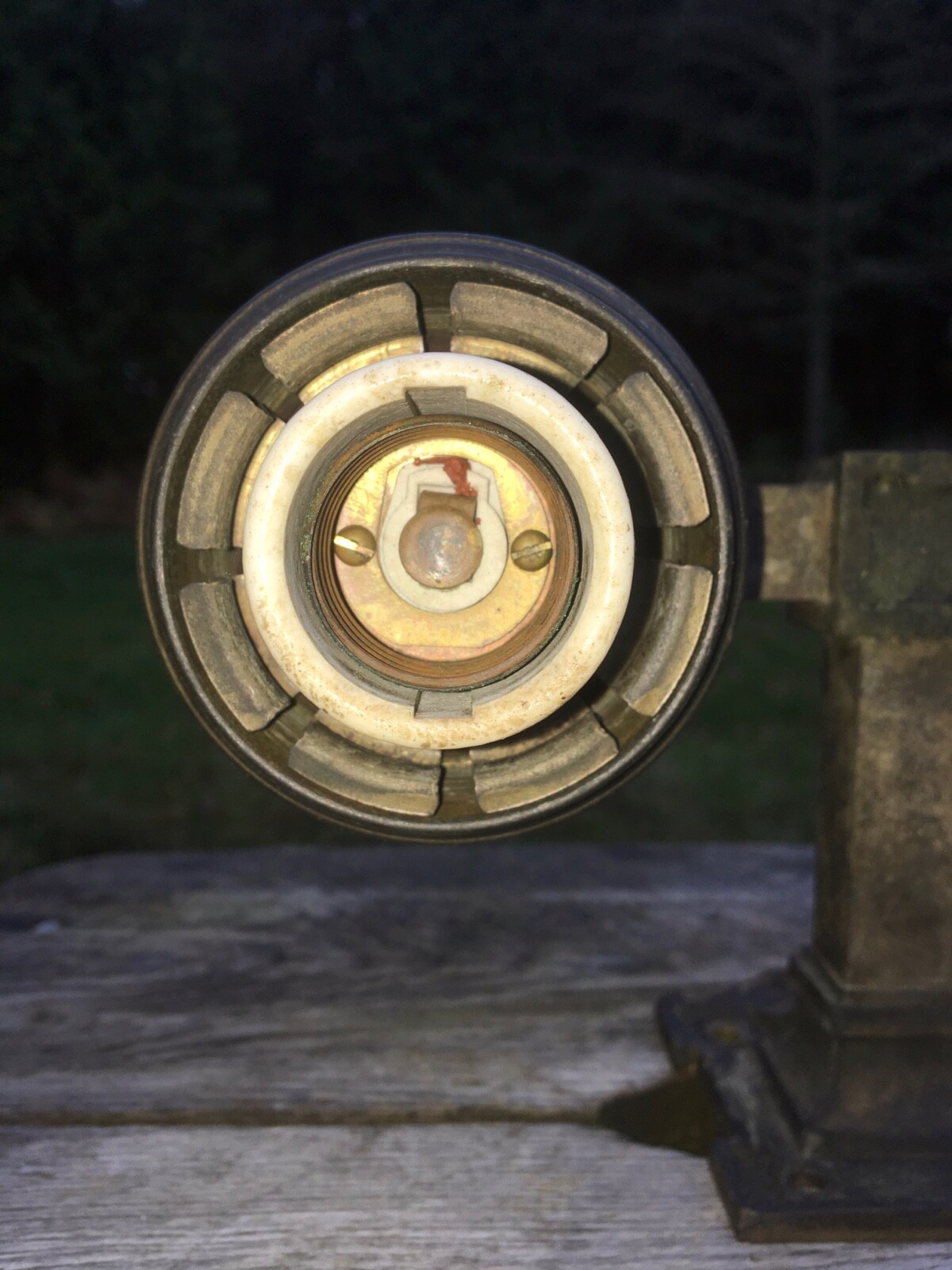 Antique Pullman Railroad Car Cast Brass Wall Sconce Light Fixture with ...