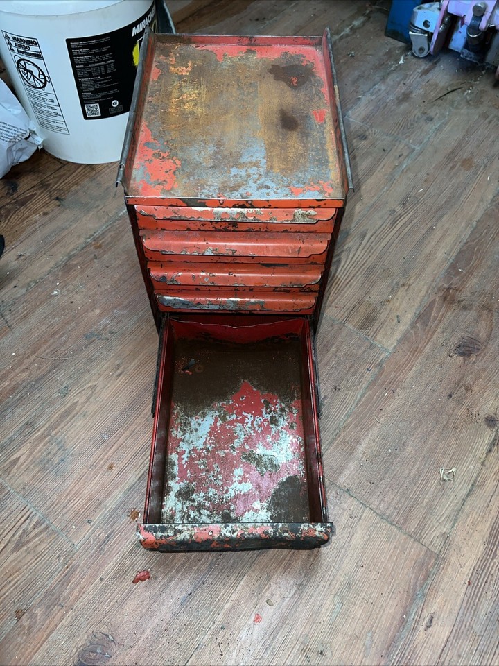 Mac Tool Mini Side Hanging Tool Box 9W 13.5T 12D Dads Patina | eBay