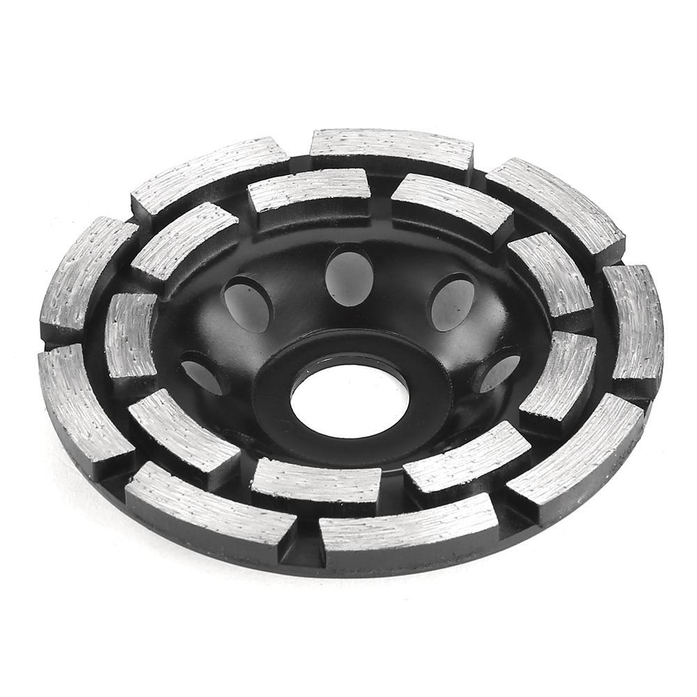 Diamond Segment Grinding Cup Wheel Disc 2 Row Stone Brick Grinder ...