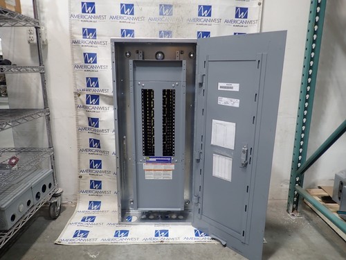 Square D Type NQ Main Lug Panelboard 225 Amp 208/120V 3PH 4W 42 Circuit ...