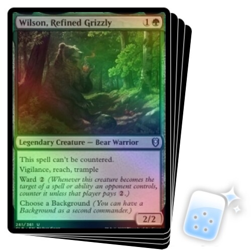 FOIL WILSON, REFINED GRIZZLY X4 Commander Legends: Battle For Baldur's ...