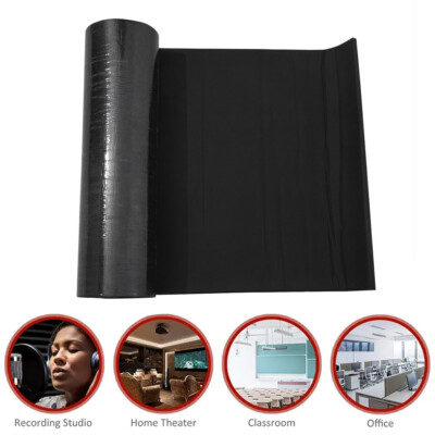 Thick Acoustic Foam Tiles Wall Panels Studio Sound Proofing Insulation ...