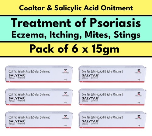 6 x Salytar WS Ointment Treatment Psoriasis Eczema Red Skin Itching ...
