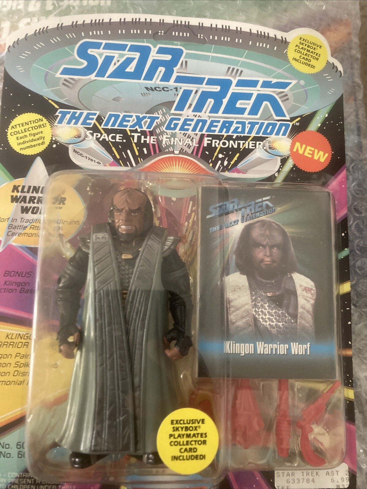 STAR TREK | NEXT GEN | WORF | 1995 | ACTION FIGURE | IN BOX | eBay