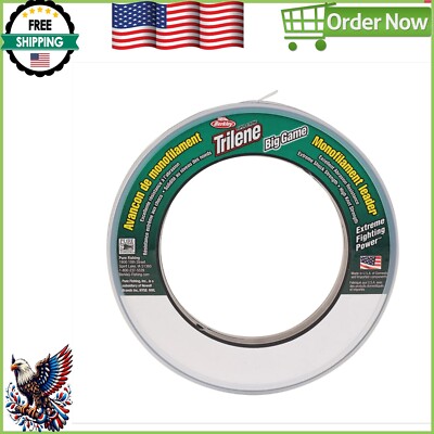 High Shock Strength 50lb Mono Fishing Line - 55yd Clear for Dependable ...