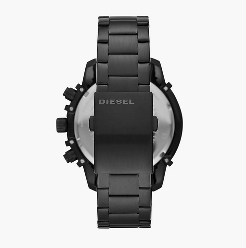 NWT Diesel DZ4529 Griffed Lefty Chronograph Quartz Black Men's Watch ...