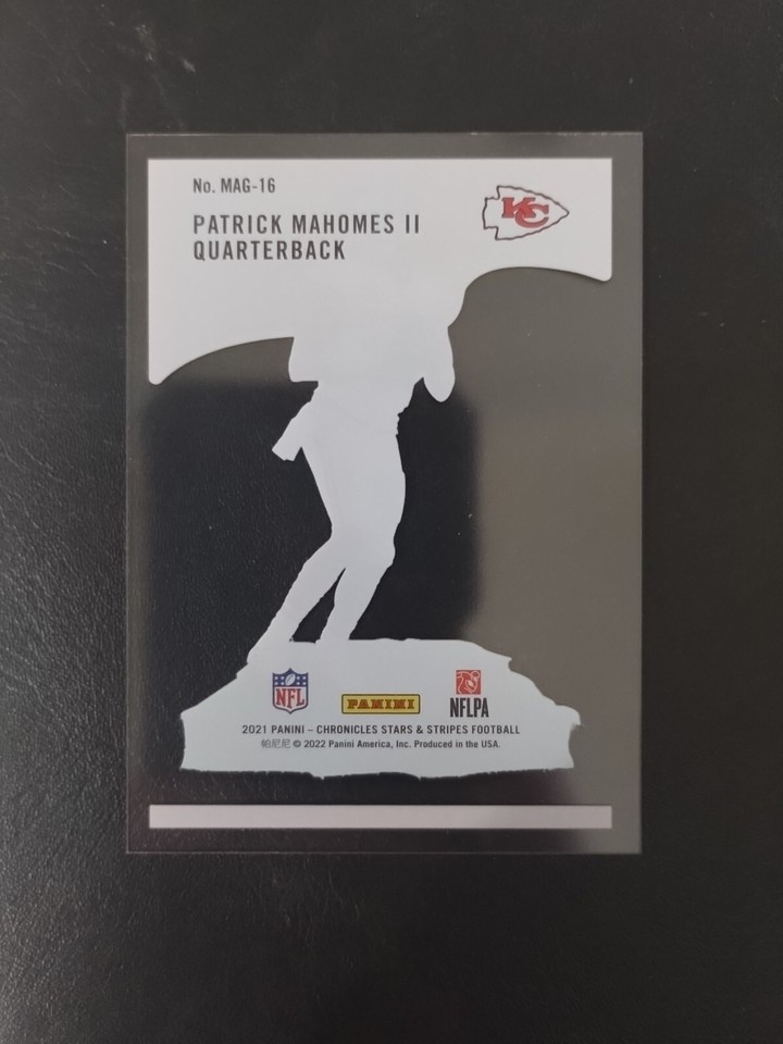 2021 Panini Chronicles Stars & Stripes Magnitude MAG-16 Patrick Mahomes ...
