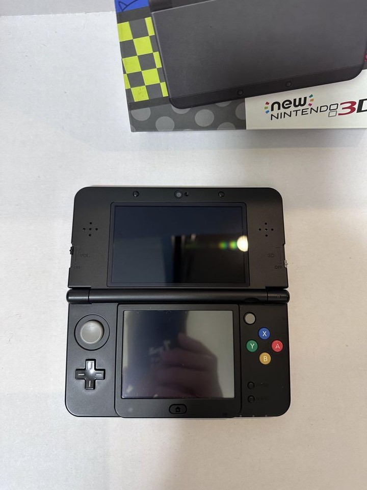 New Nintendo 3DS Black Console Box NTSC-J Japanese ver Tested Japan F/S ...