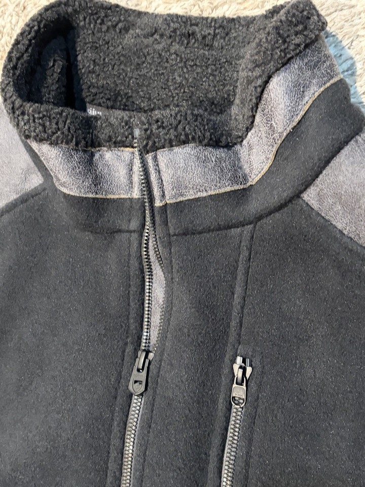 KÜHL Men's Alpenwurx Fleece Jacket Black Size XL Hiking Camping Casual ...