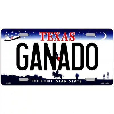 Ganado Texas Metal Sign | eBay