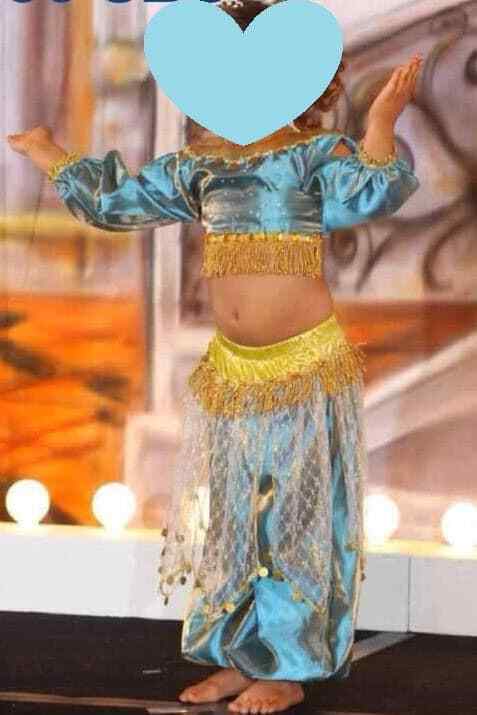 Aladdin Inspired Genie Costume for Girls Sz 6 Handmad… - Gem