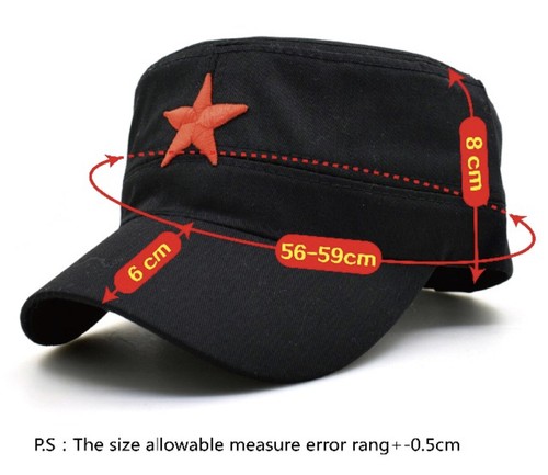 New Hats Communist Cap Red Star Army Che Guevara Cuba Stars Military ...