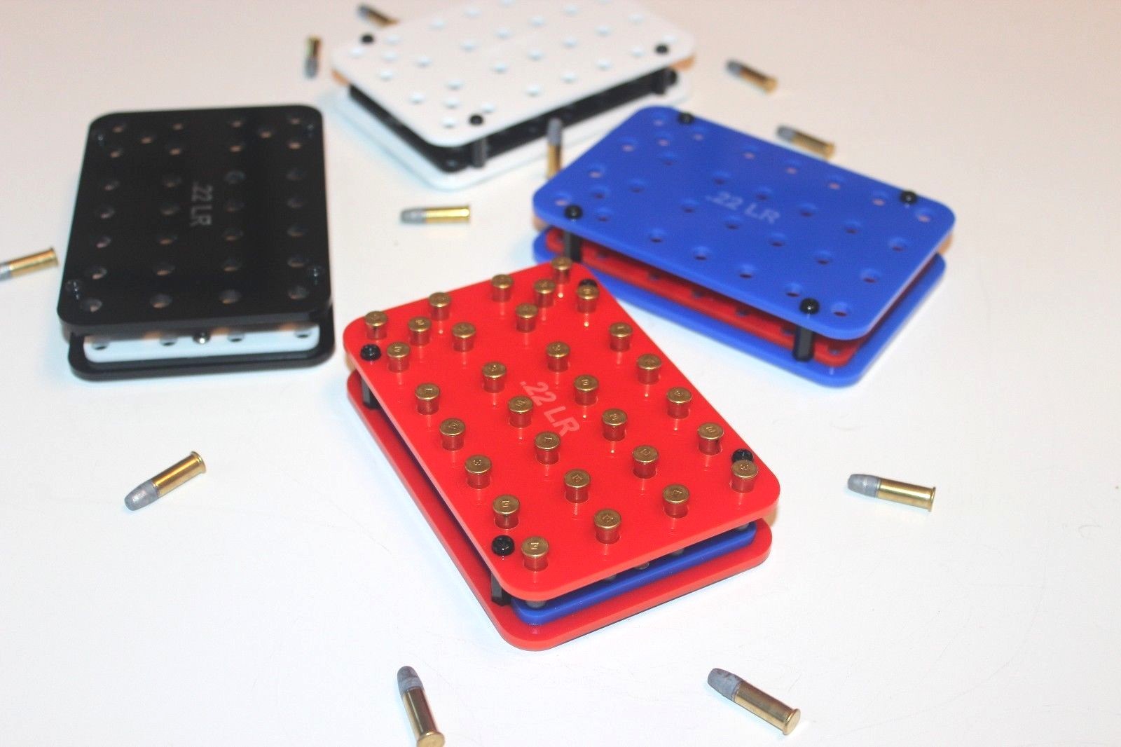 .22LR Long Rifle Rimfire Competition Target Ammo Stand Holder Engraved ...