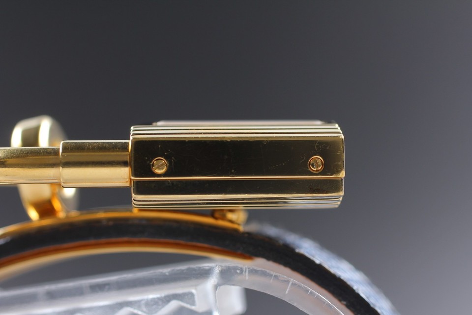 New Batt[Exc+5] HERMES Kelly Blue Dial Quartz Women's Watch 20mm From ...