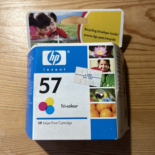Hewlett Packard hp invent 57 Tri-colour ink cartridge - out of date | eBay