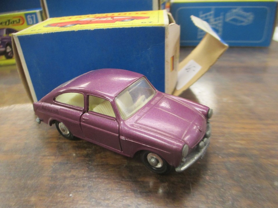 Lesney Matchbox 67 Custom Purple VW 1600 With Disc Wheel - MIB | eBay