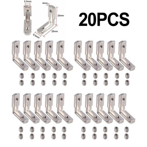 Dauerhaft Praktisch Slot Corner Rack 20pcs 25x25x9mm EU 2020 ...