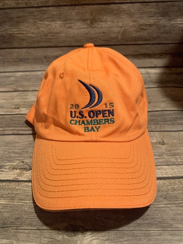 US Open Golf Hat Cap 2015 Chambers Bay USGA Members Hat Orange Jordan ...