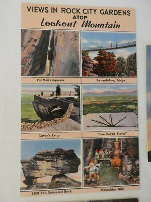Lot of Vintage 4 Rock Formation Postcards Tennessee | eBay