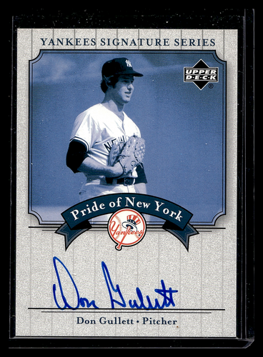 2003 Upper Deck Yankees Signature Series - Pride of New York Autographs ...