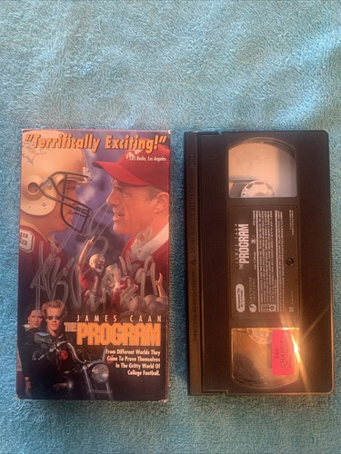 The Program VHS James Caan Autographed By Andrew Bryniarski #99 ...