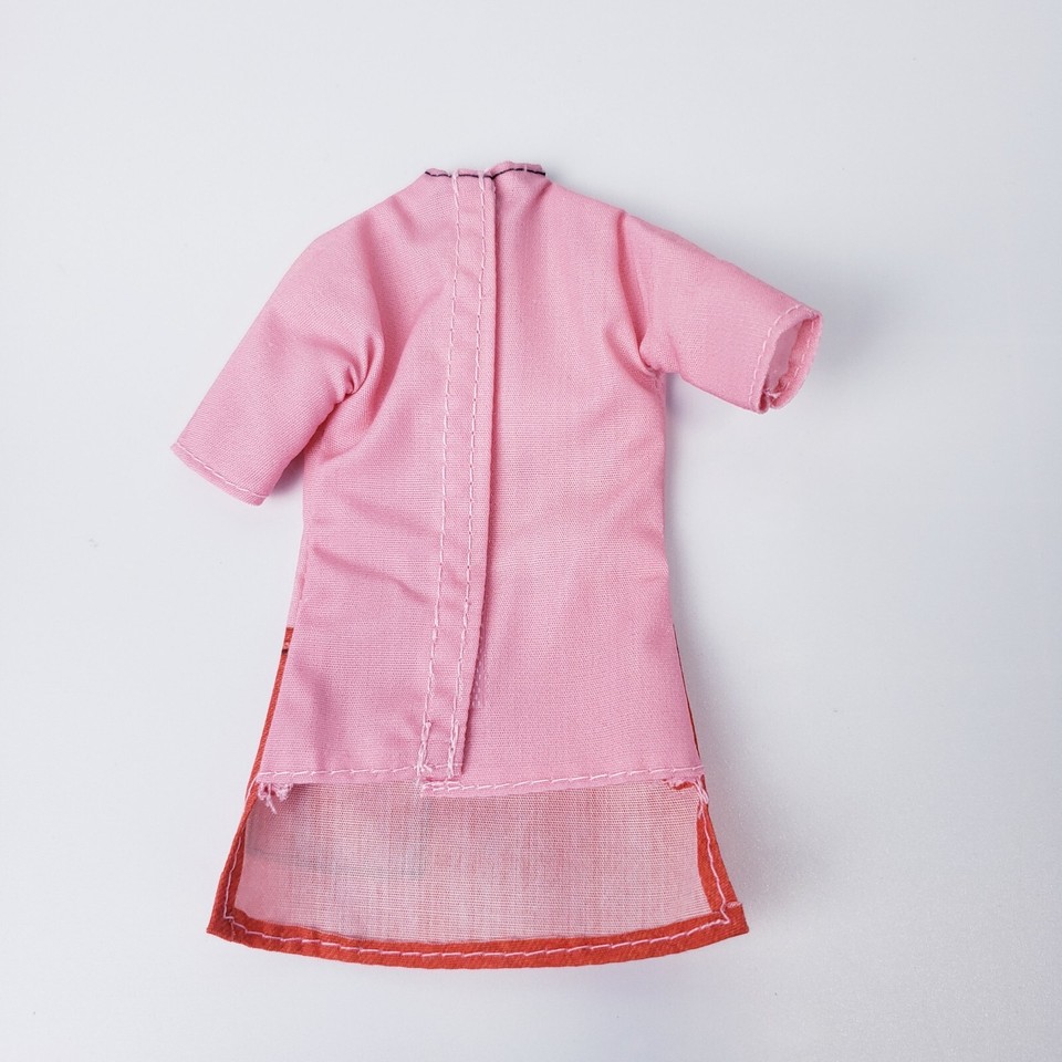 Barbie Doll Pink Chef Top with Red Apron Cook Restaurant Shirt Careers ...