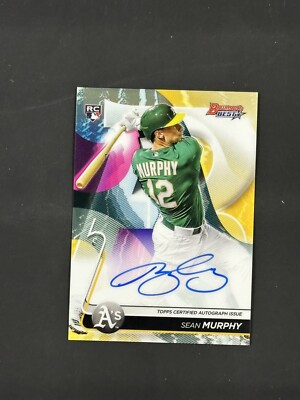 2020 Bowman's Best Sean Murphy Autograph #B20-SM Rookie Auto RC Atlanta ...