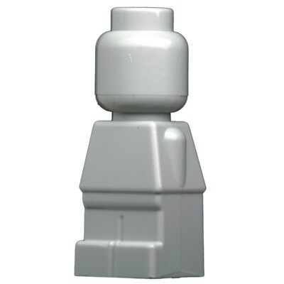 NEW LEGO - MicroFig - Micro figure - statue - Light Bluish Gray x1 ...