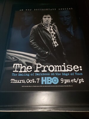 Bruce Springsteen The Promise Rare Original HBO Promo Poster Ad Framed ...