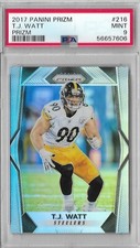 T.J. Watt Football Card Checklist