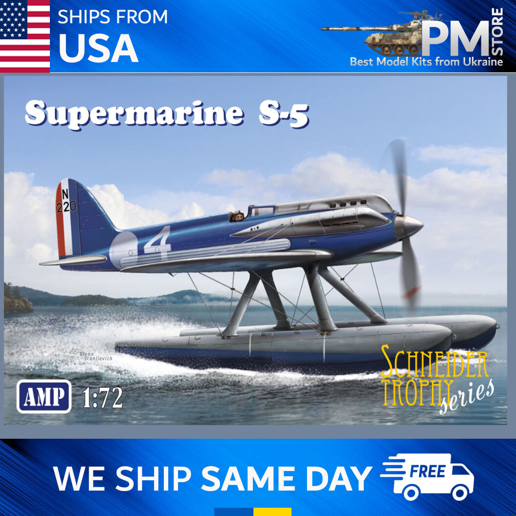 AMP 1/72 Supermarine S.5 Floatplane Schneider Trophy Racer # 72009 for ...
