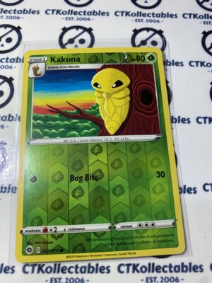 Kakuna Reverse Holo #003/073 Reverse Holo Pokémon Card Champions Path ...