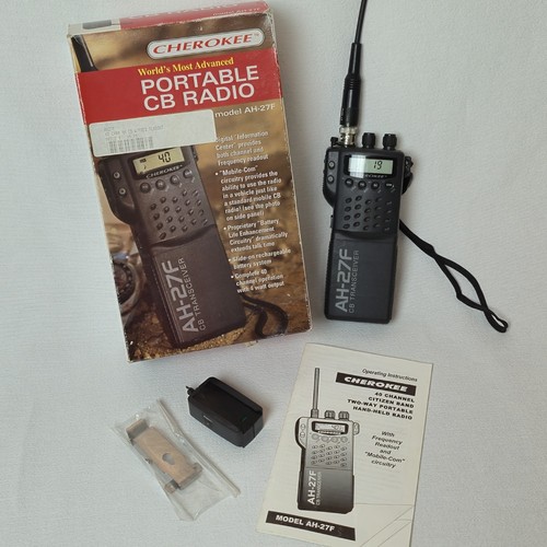 Cherokee AH-27 CB Transciever Radio w/Manual, Original Box and Items ...