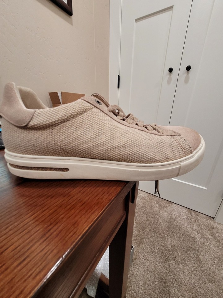 Birkenstock Bend Low Sandcastle Canvas Suede Sneakers Shoes Womens 41 ...