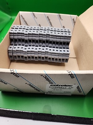 ENTRELEC M6/8.D1 / ABB 1SNA115498R1700 Terminal Block Double deck LOT ...