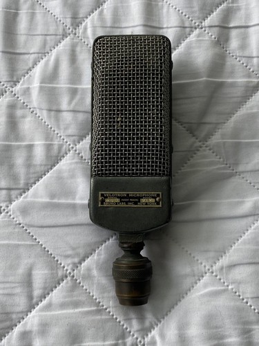 Ultra Rare 1930/1940s BRUNO LABS Velocity Ribbon Microphone Great Cond ...