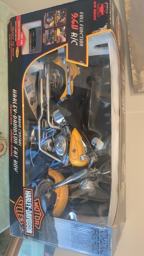 Vintage New Bright rc harley davidson motorcycle | eBay UK