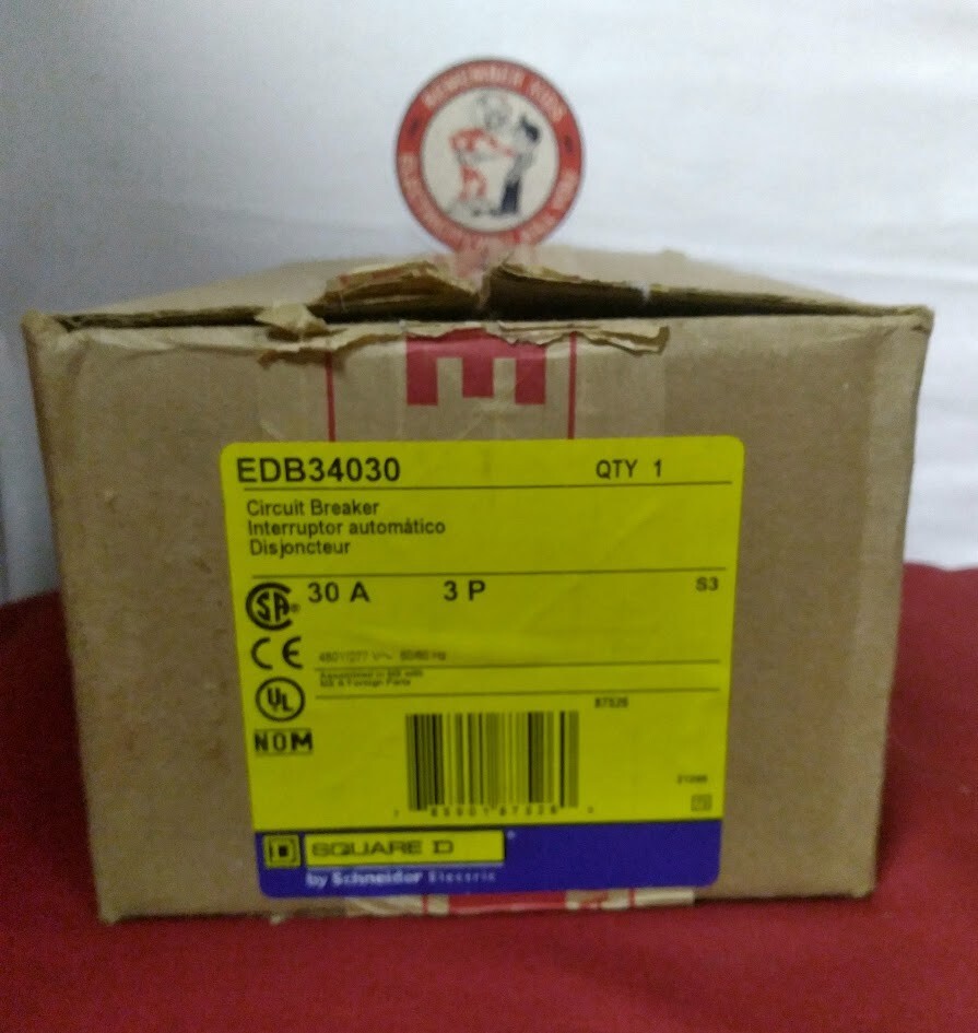 SQUARE D EDB34030 30AMP 3 POLE CIRCUIT BREAKER SHIPS SANE DAY | eBay