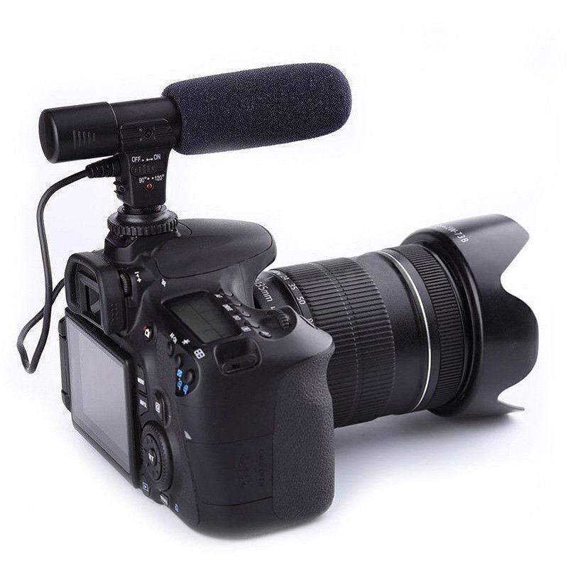 Stereo Microphone Mic 3.5mm DV For Nikon D7000 D300s D5100 D5300 D3300 ...