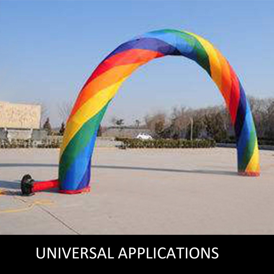 Inflatable Rainbow Arch 26 ft x 10 ft with 110W Blower for Advertising ...