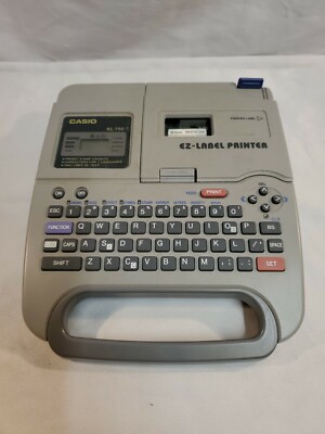 Casio EZ Label Printer KL-750-L Thermal Organizer Print Words Labels | eBay