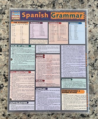 Essential Study Guide - Spanish Grammar 9781572225442| eBay